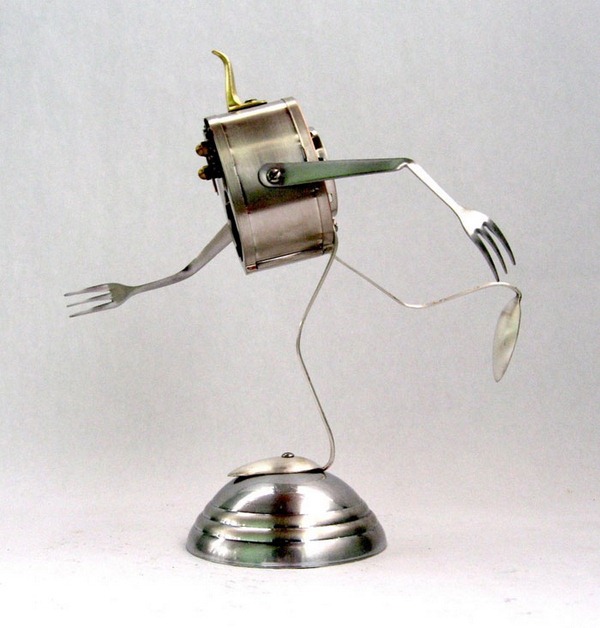 Brian Marshall’s Sculptures out of Scrap Materials | Amusing Planet